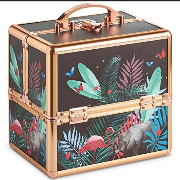 Beautify Beautique | Bags | New Beautify Cosmetic Makeup Train Case ...